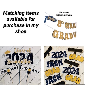 8th Grade Cake Topper ,8th Grade Graduation Cake Topper, Graduation ...