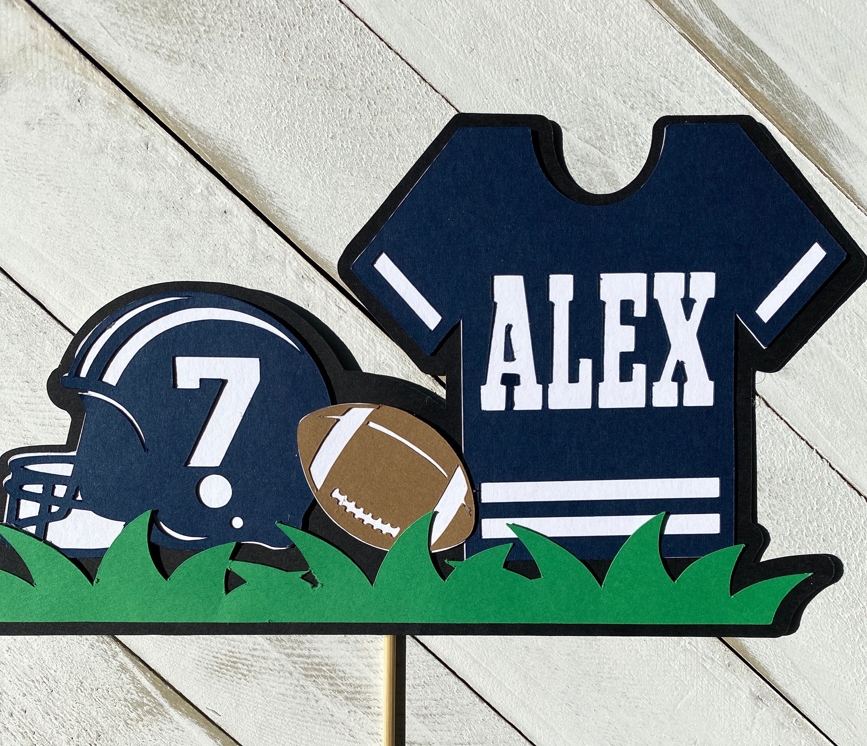 Football ,football Cake Topper , Football Birthday - Etsy