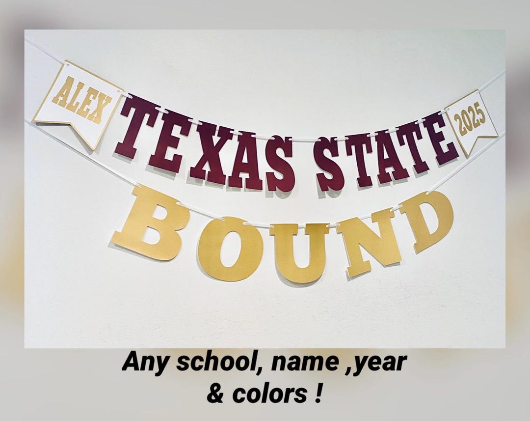 College Bound Banner , College Bound Decorations , University Bound ...