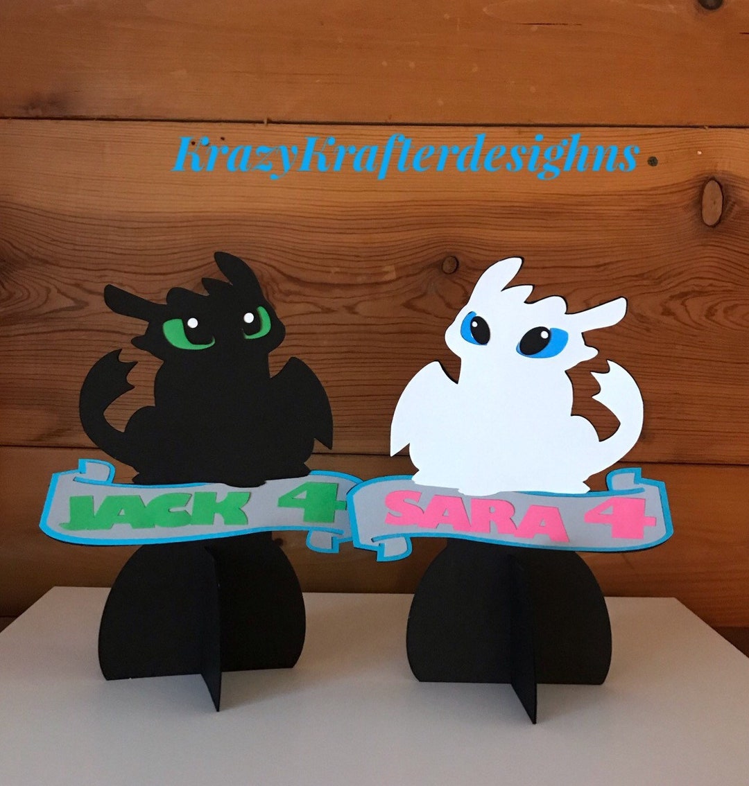 Birthday Centerpiece, Dragon Birthday Decoration, Dragon Birthday ...