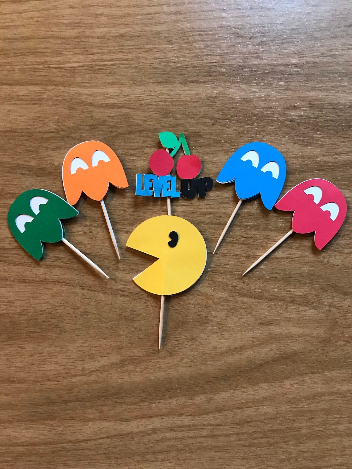 80s arcade birthday cupcake topper personalized arcade cake | Etsy