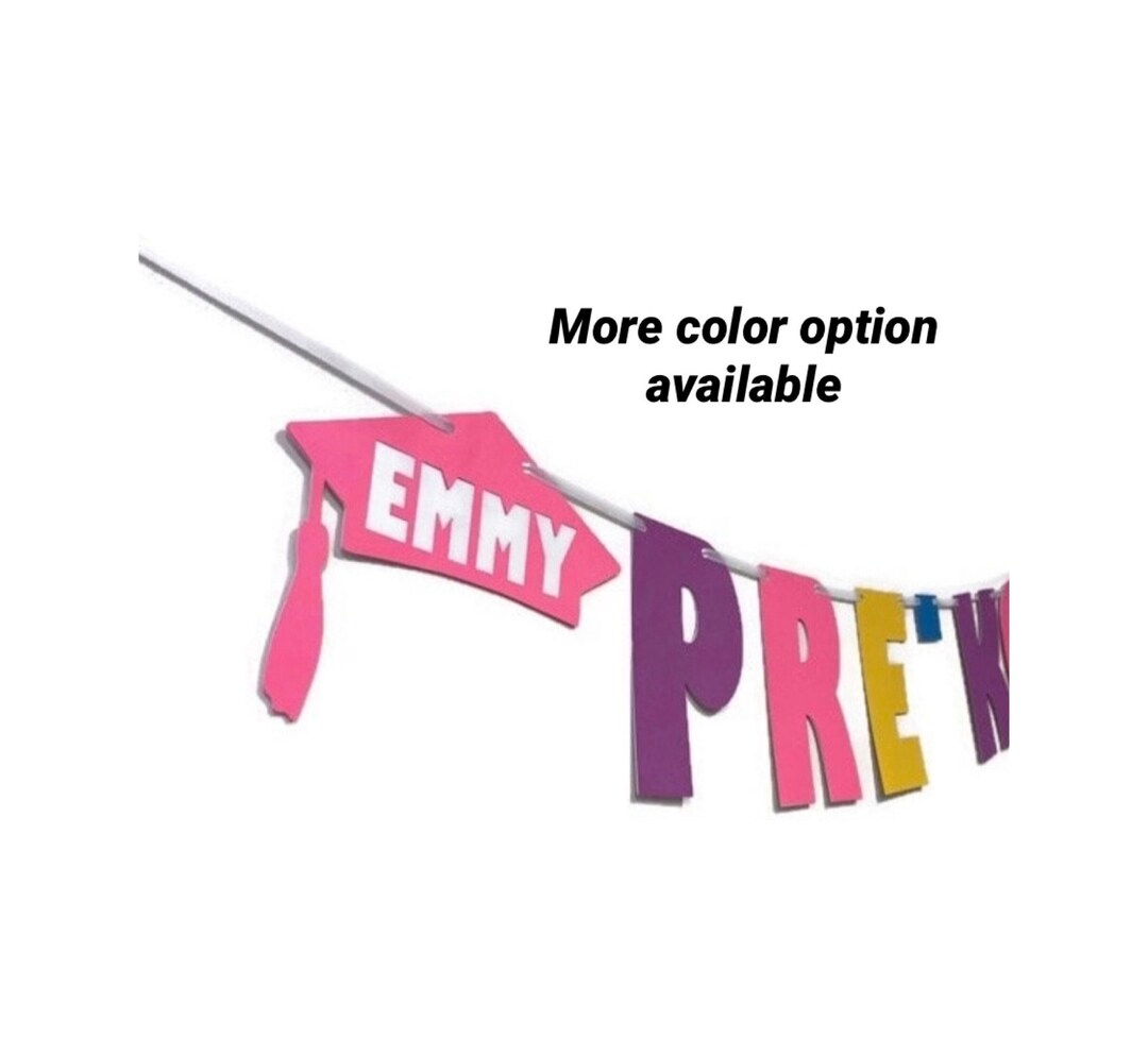 Pre K Graduation , Pre-k Grad Banner , Preschool Banner, Kindergarten ...
