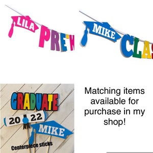 Pre-school Graduation Cake Topper Pre K Graduation - Etsy