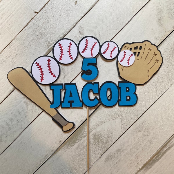 Baseball Cake Topper - Etsy