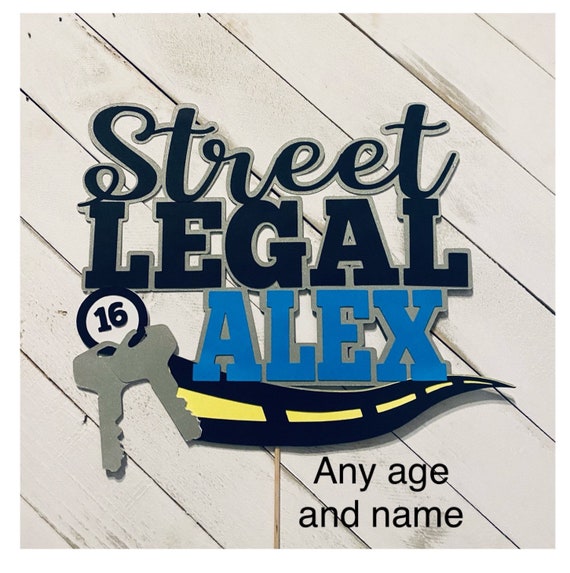 Driver License Birthday Cake Toppercake Toppernew Driver - Etsy