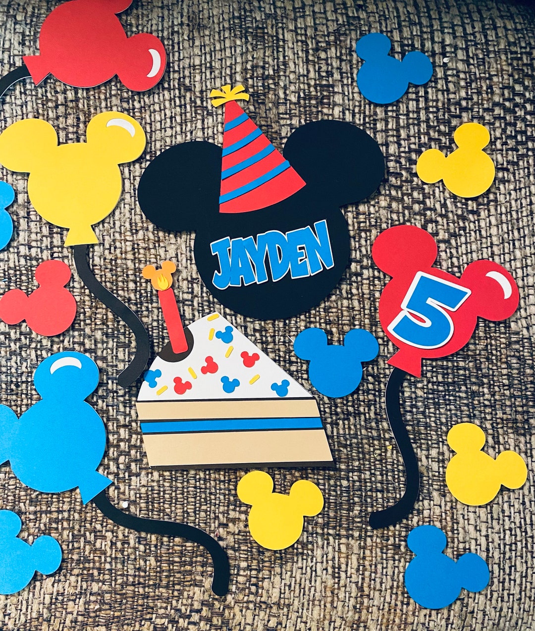 Birthday Decorations , Disney Vacation ,scrapbook Cutouts , Birthday ...