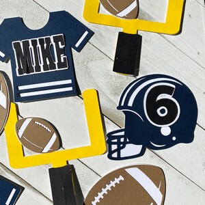 15 Pieces Football Large Confetti Football Birthday Sports - Etsy