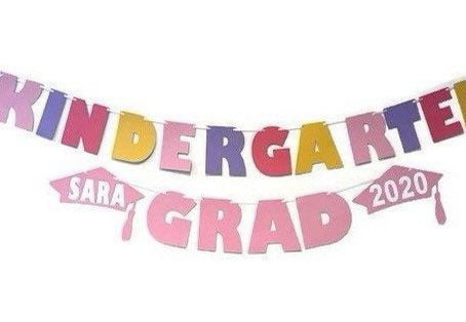 Kindergarten Graduation Banner Kindergarten graduation | Etsy
