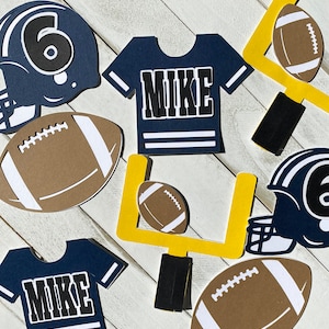 15 Pieces Football Large Confetti Football Birthday Sports - Etsy