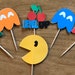 80s Arcade Birthday Cupcake Topper Personalized Arcade Cake - Etsy