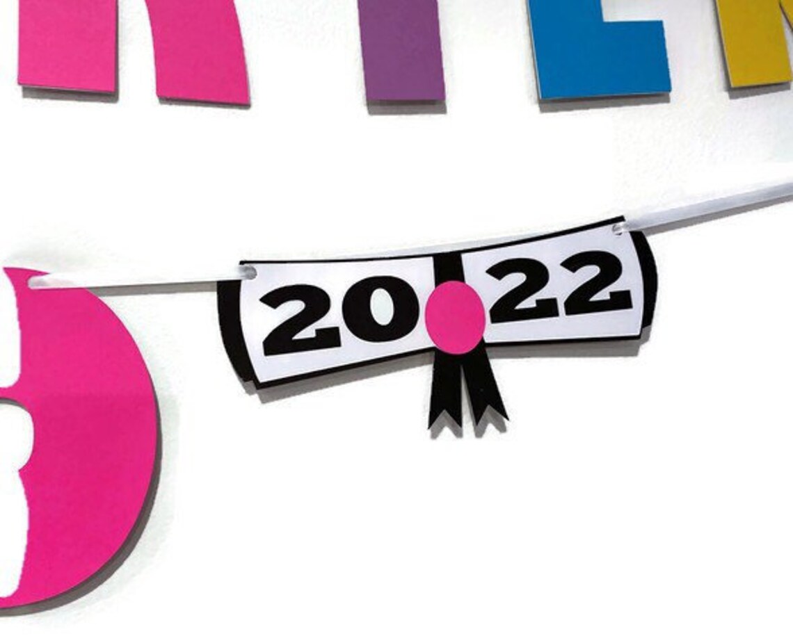 Kindergarten Graduation Banner Kindergarten Graduation - Etsy