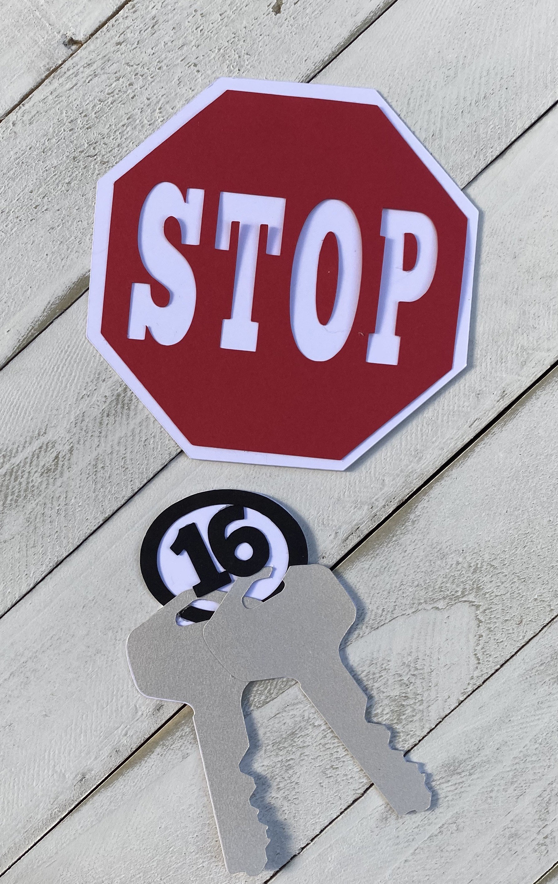 15 Piece Driver License Birthday Large Dye Cuts , Drivers License Cut ...