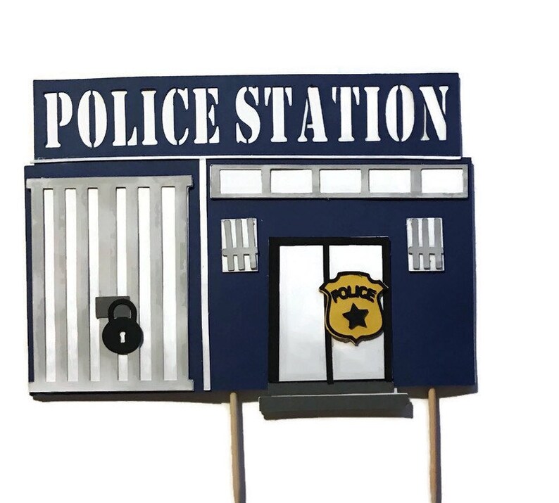 Police Birthday Cake Topper Police Man Birthday Cake Topper | Etsy