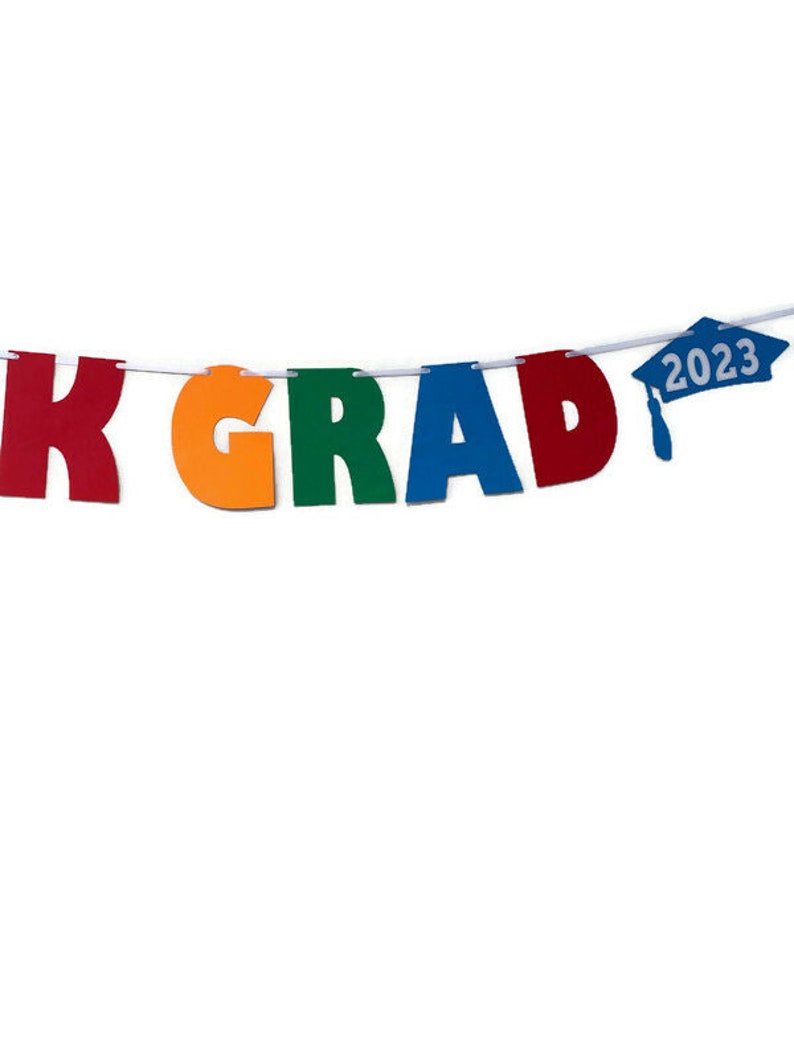 Pre K Graduation Pre-k Grad Banner Preschool Banner - Etsy