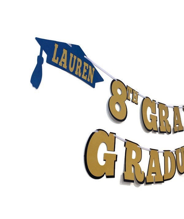 8th Grade Graduation 8th Graduation Banner Graduation - Etsy