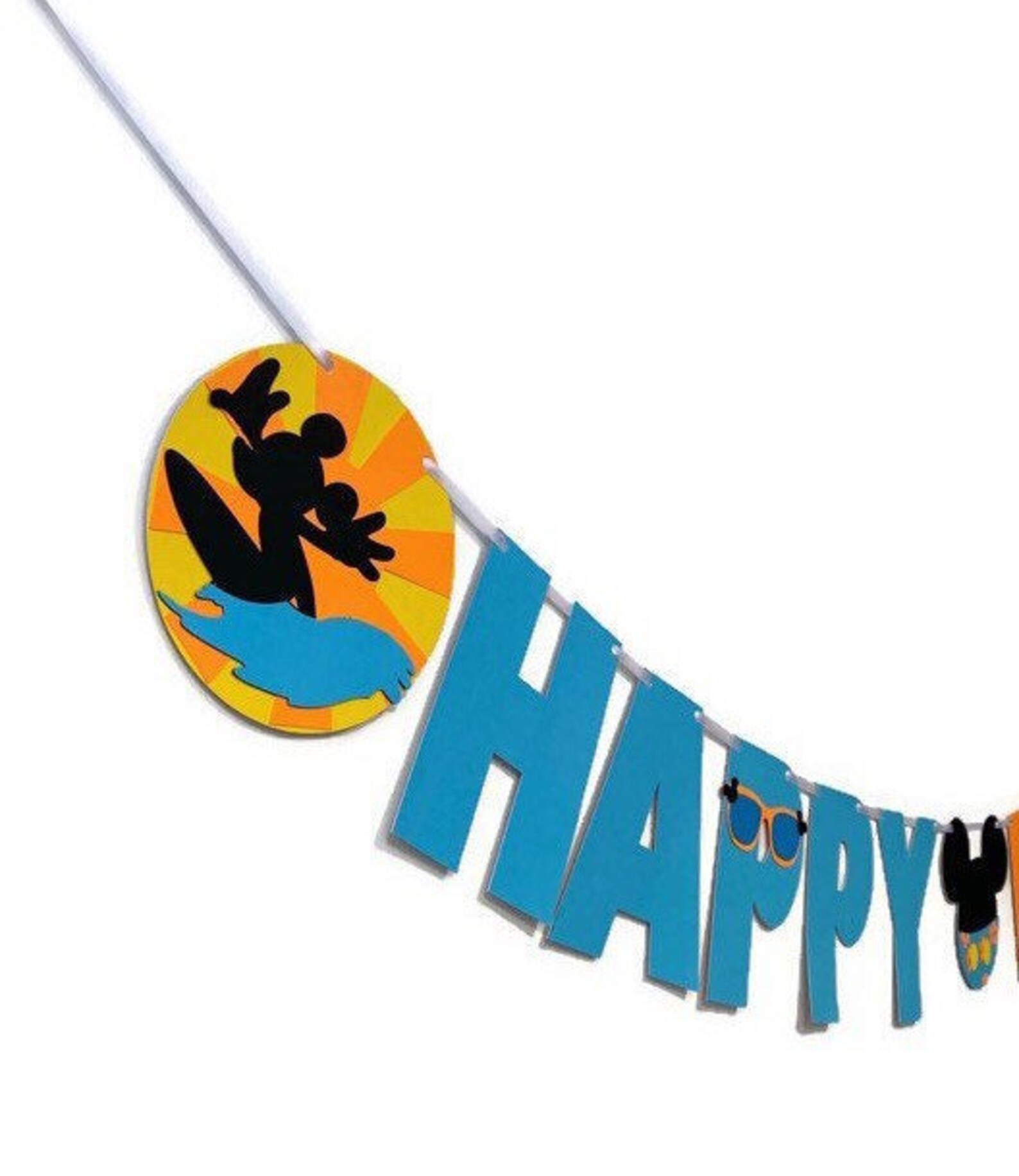 Luau Bannerhawaii Birthday Banner Birthday Luau beach | Etsy