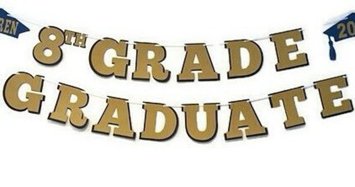 8th Grade Graduation 8th Graduation Banner Graduation - Etsy