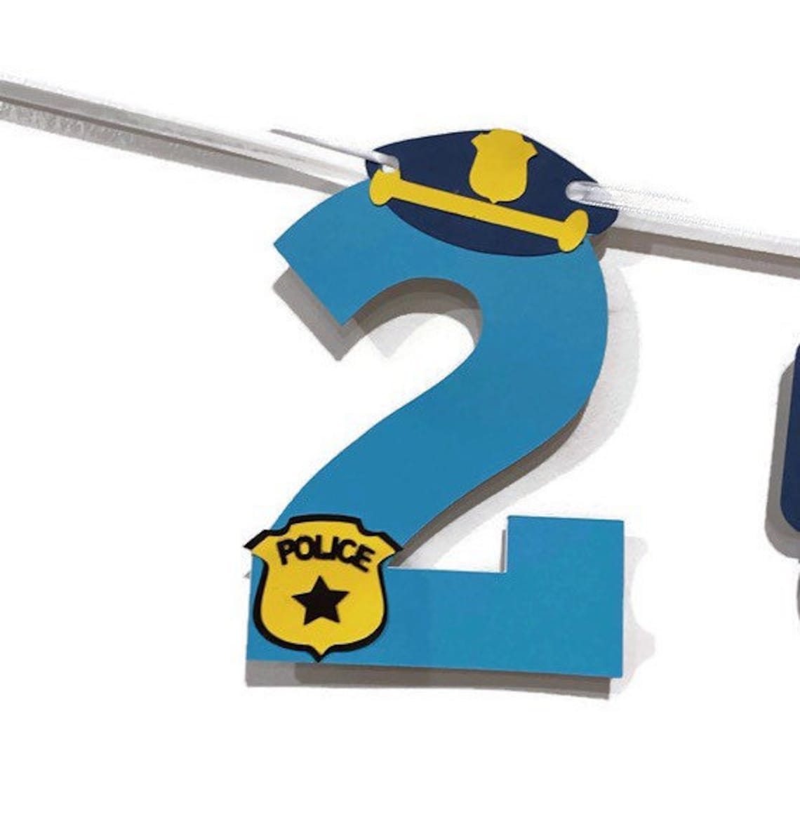 Police Birthday Banner , Police Man Birthday Banner , Police Birthday ...