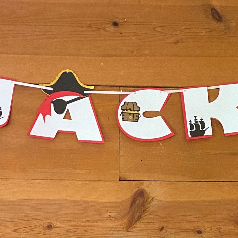 Pirate Banner - Etsy
