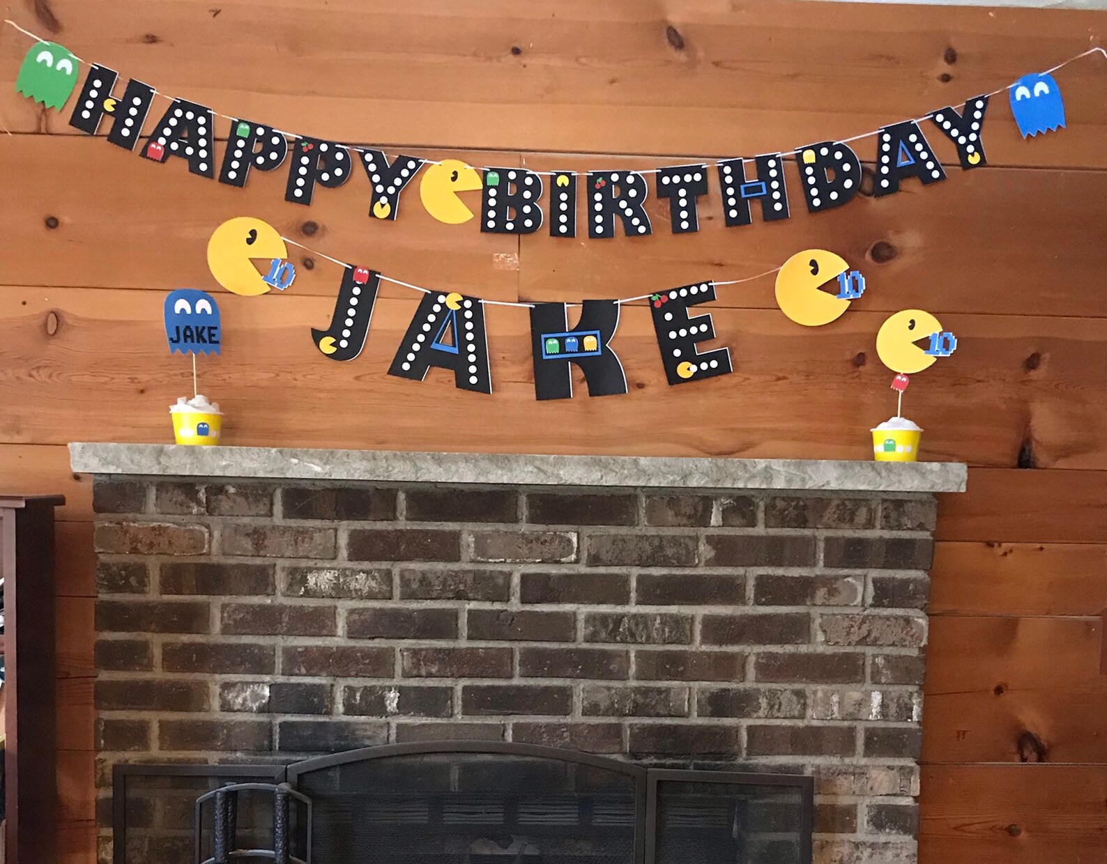 80s Arcade Birthday Banner, Personalized Arcade Banner, Arcade Birthday ...