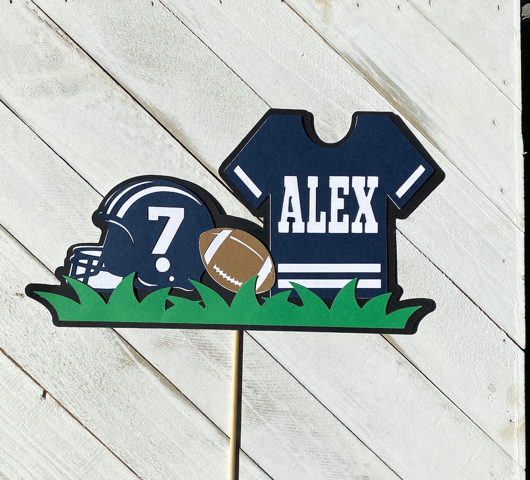 Football ,football Cake Topper , Football Birthday - Etsy