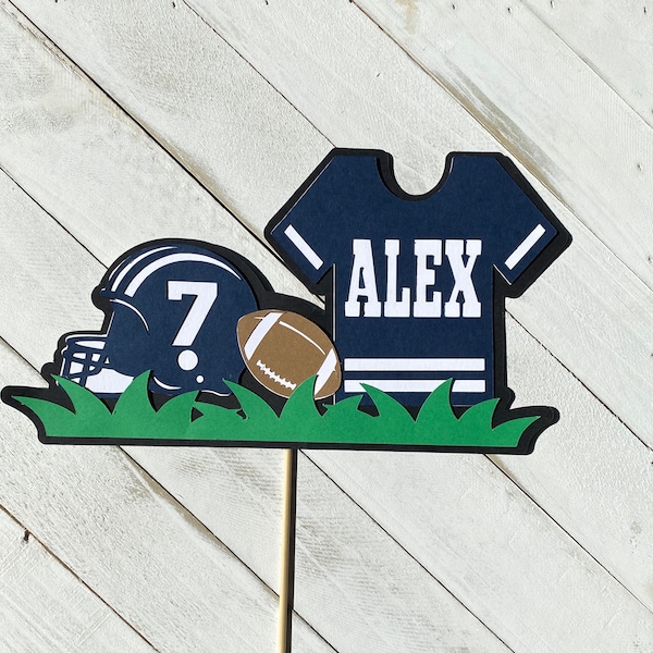40th Birthday Topper Football - Etsy