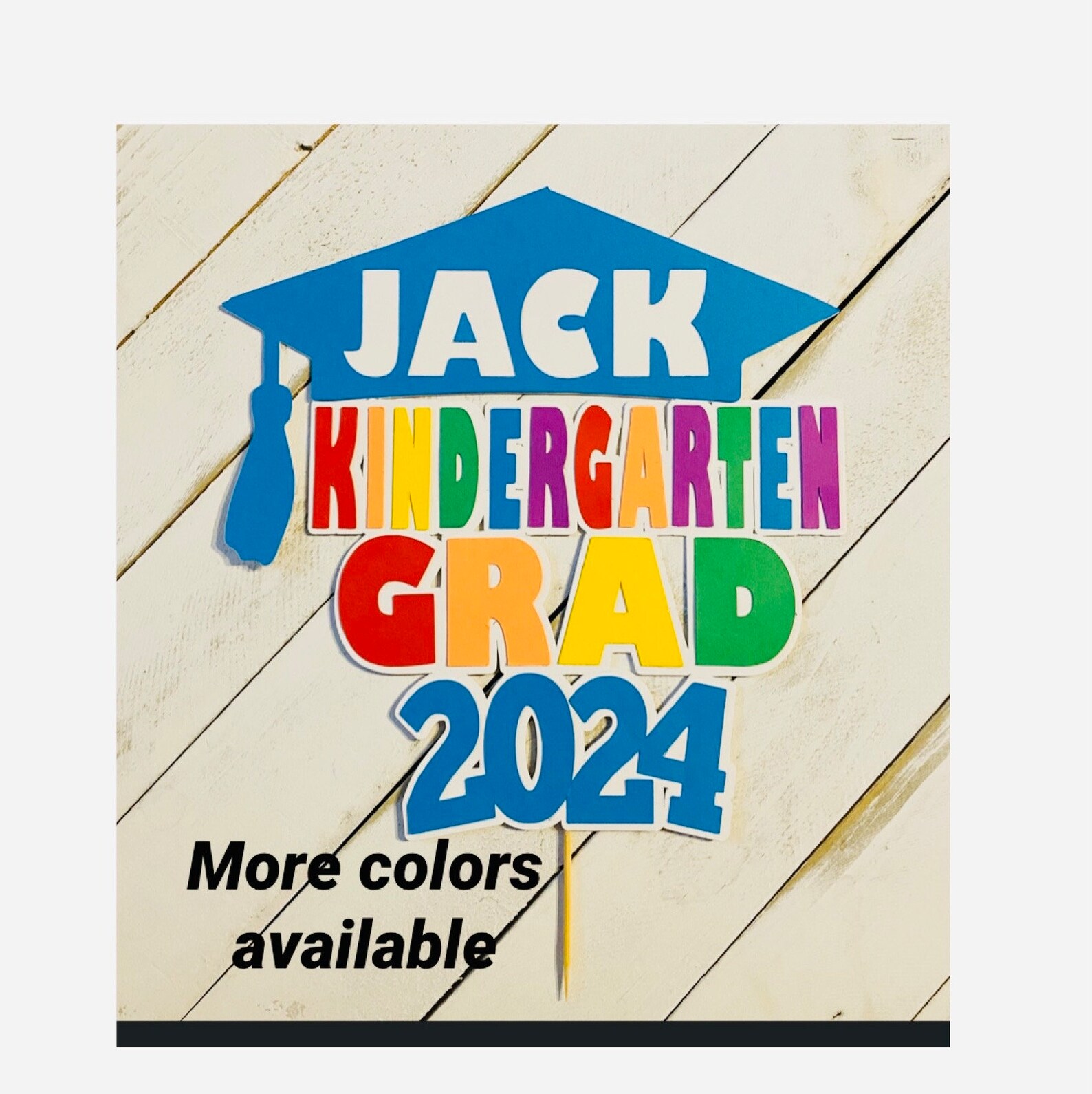 Kindergarten Graduation Cake Topper, Kindergarten Graduation ...