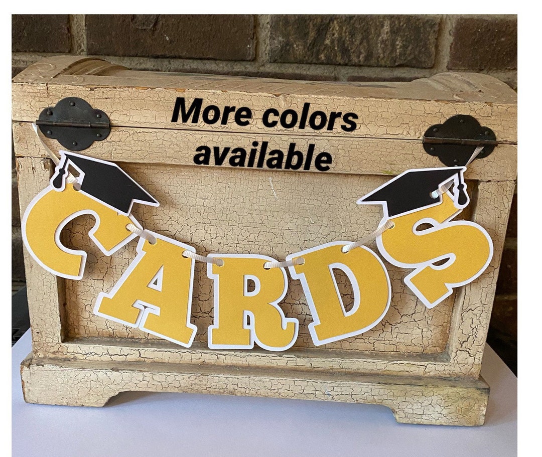 Card Graduation Banner,mini Card Banner , Class of 2026, College Bound ...