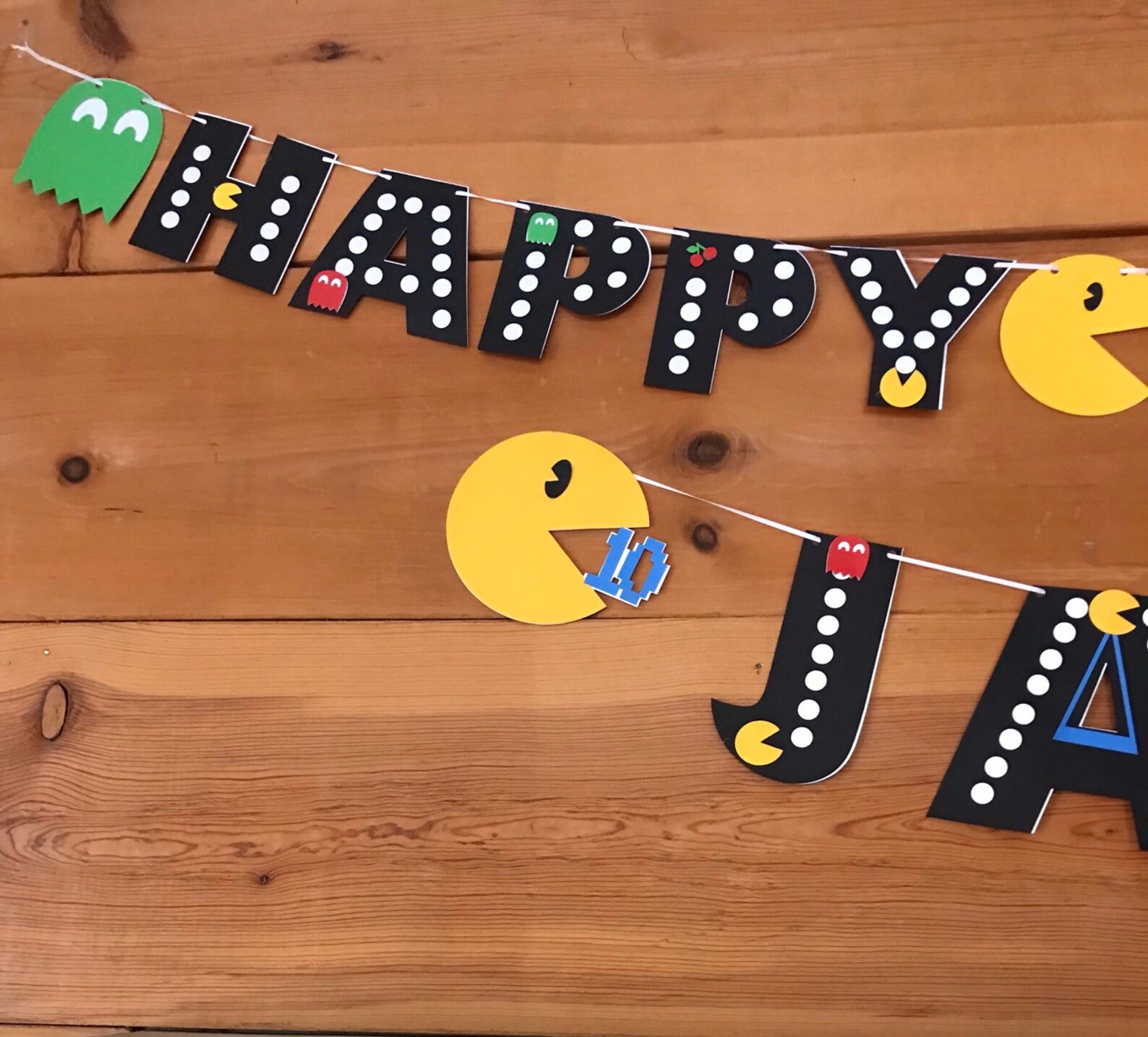 80s Arcade Birthday Banner, Personalized Arcade Banner, Arcade Birthday ...