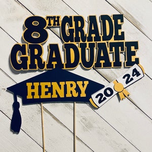 8th Grade Cake Topper ,8th Grade Graduation Cake Topper, Graduation ...