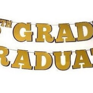 5th Grade Graduation 5th Grade Banner Graduation Banner - Etsy