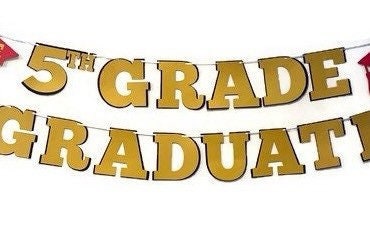 5th Grade Graduation 5th Grade Banner Graduation Banner - Etsy