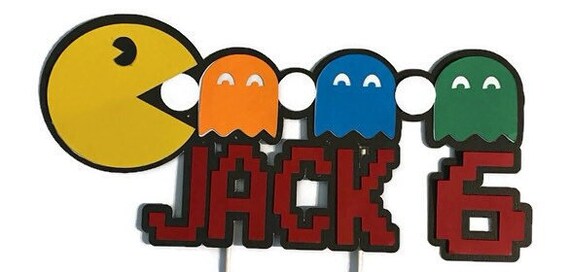 Party Supplies Party Décor 80s arcade birthday cake topper arcade ...