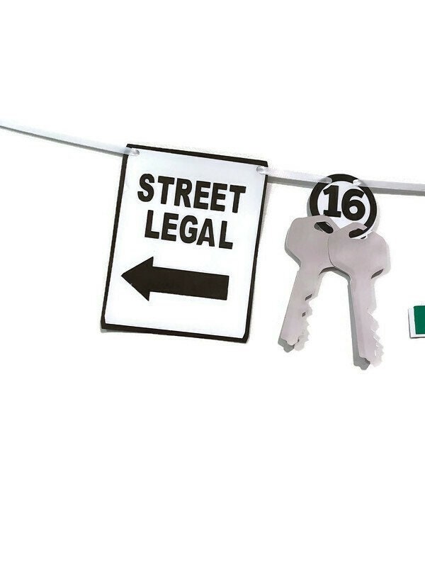 Driver License Birthday Banner road Signs road Sign - Etsy