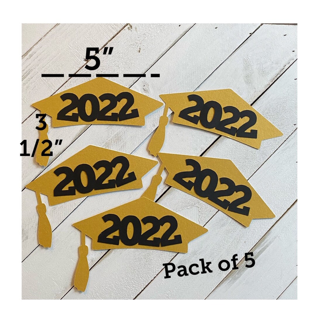 Graduation 2022 Cut Outs , Pack of 5 Graduation Cut Outs , Graduation ...