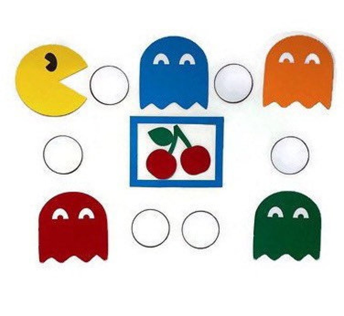 80s Retro Birthday 80s Gamers Cut Outs 80's Game | Etsy