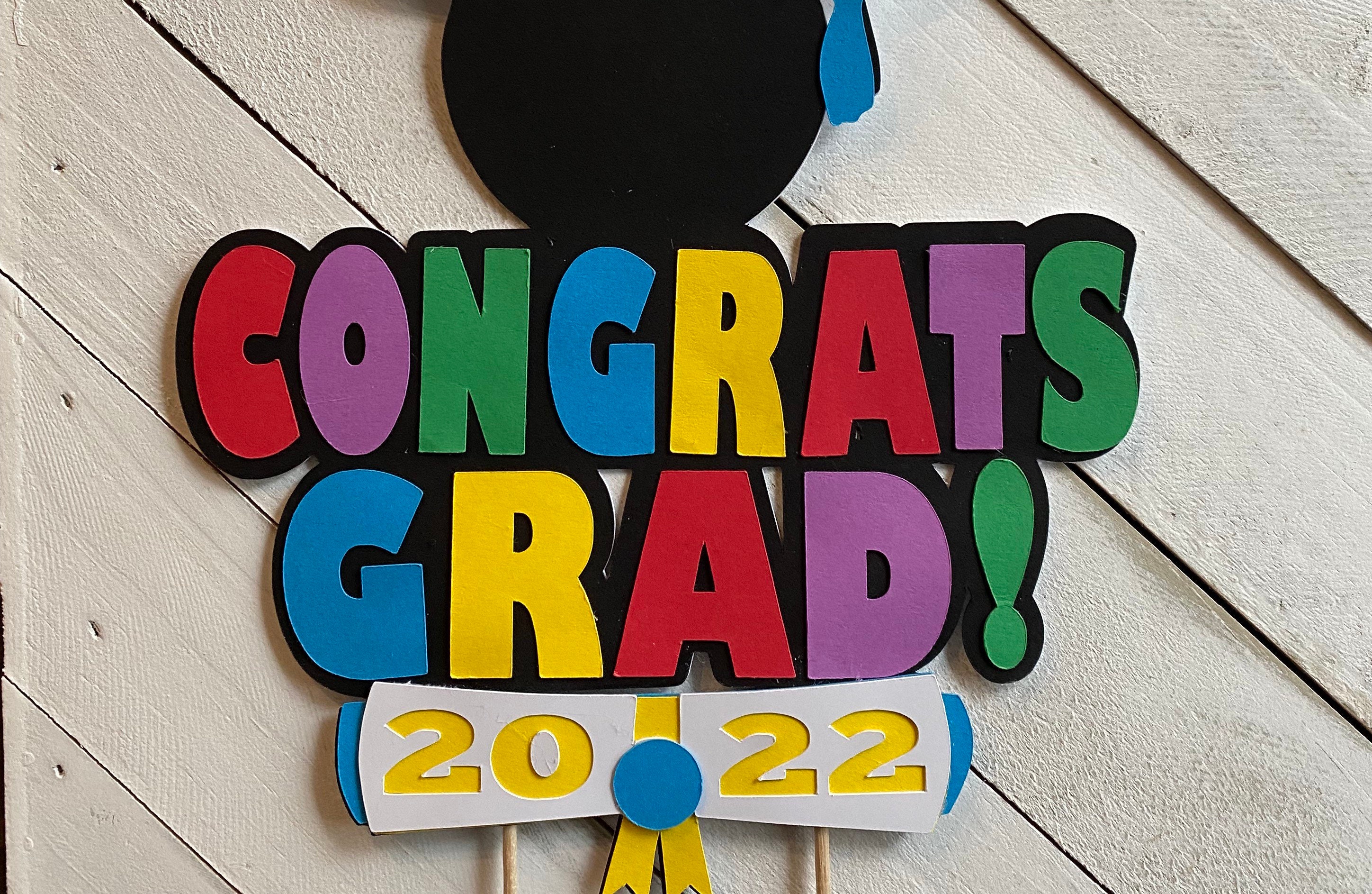Graduation Cake Topper Graduation 2022 Kindergarten Grad | Etsy