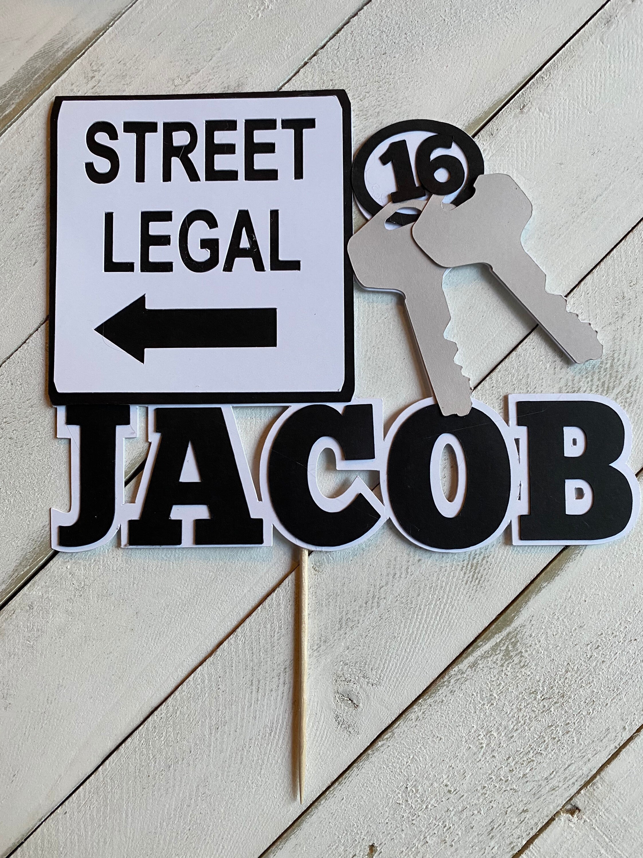 Driver License Birthday Cake Toppercake Toppernew Driver - Etsy