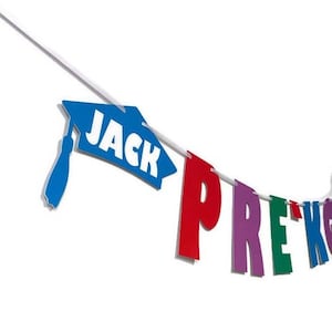 Pre K Graduation , Pre-k Grad Banner , Preschool Banner, Kindergarten ...