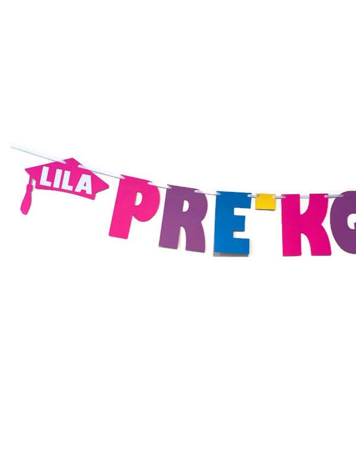 Pre K Graduation Pre-k Grad Banner Preschool Banner | Etsy