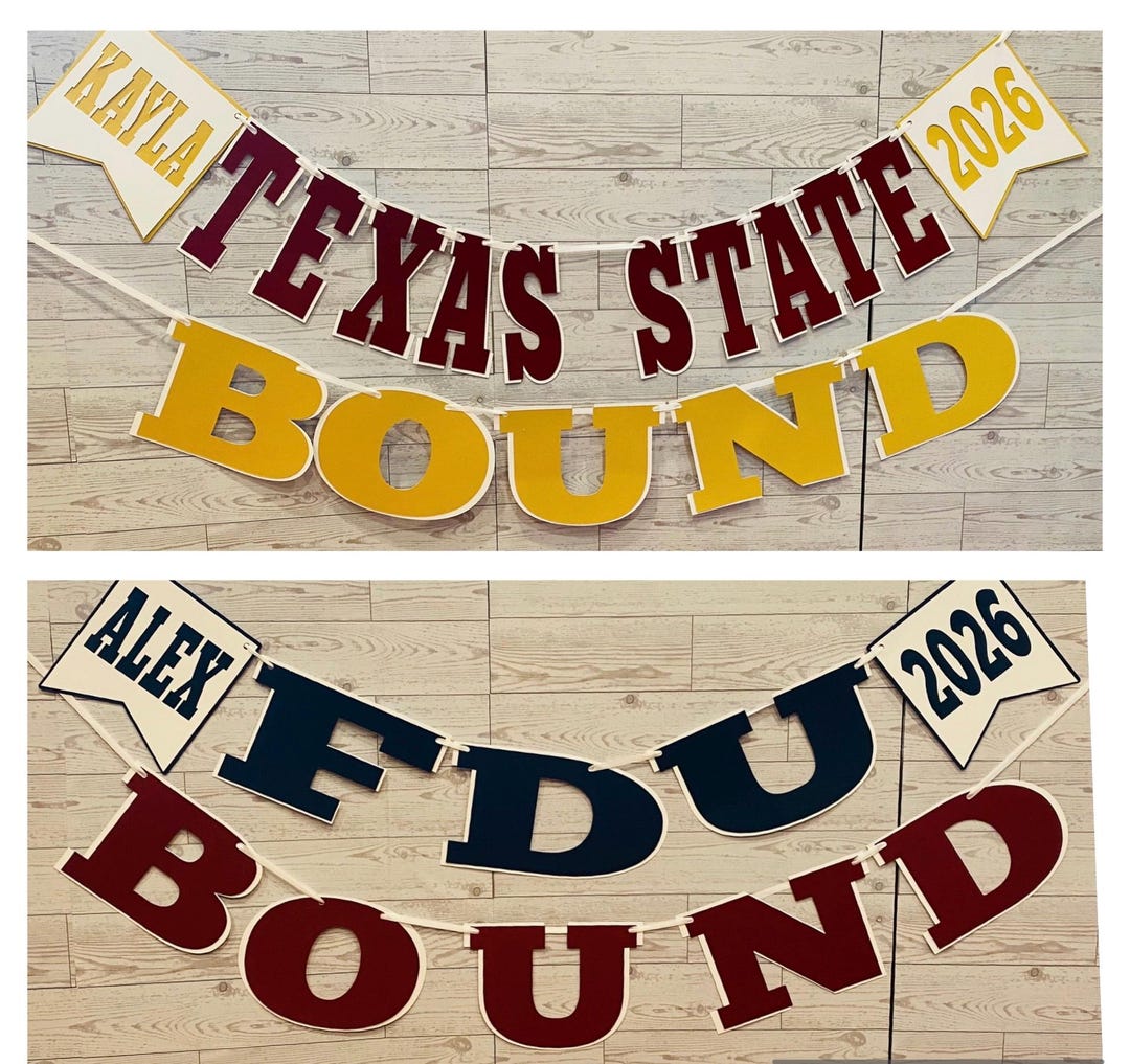 College Bound Banner, College Bound Decorations, University Bound ...