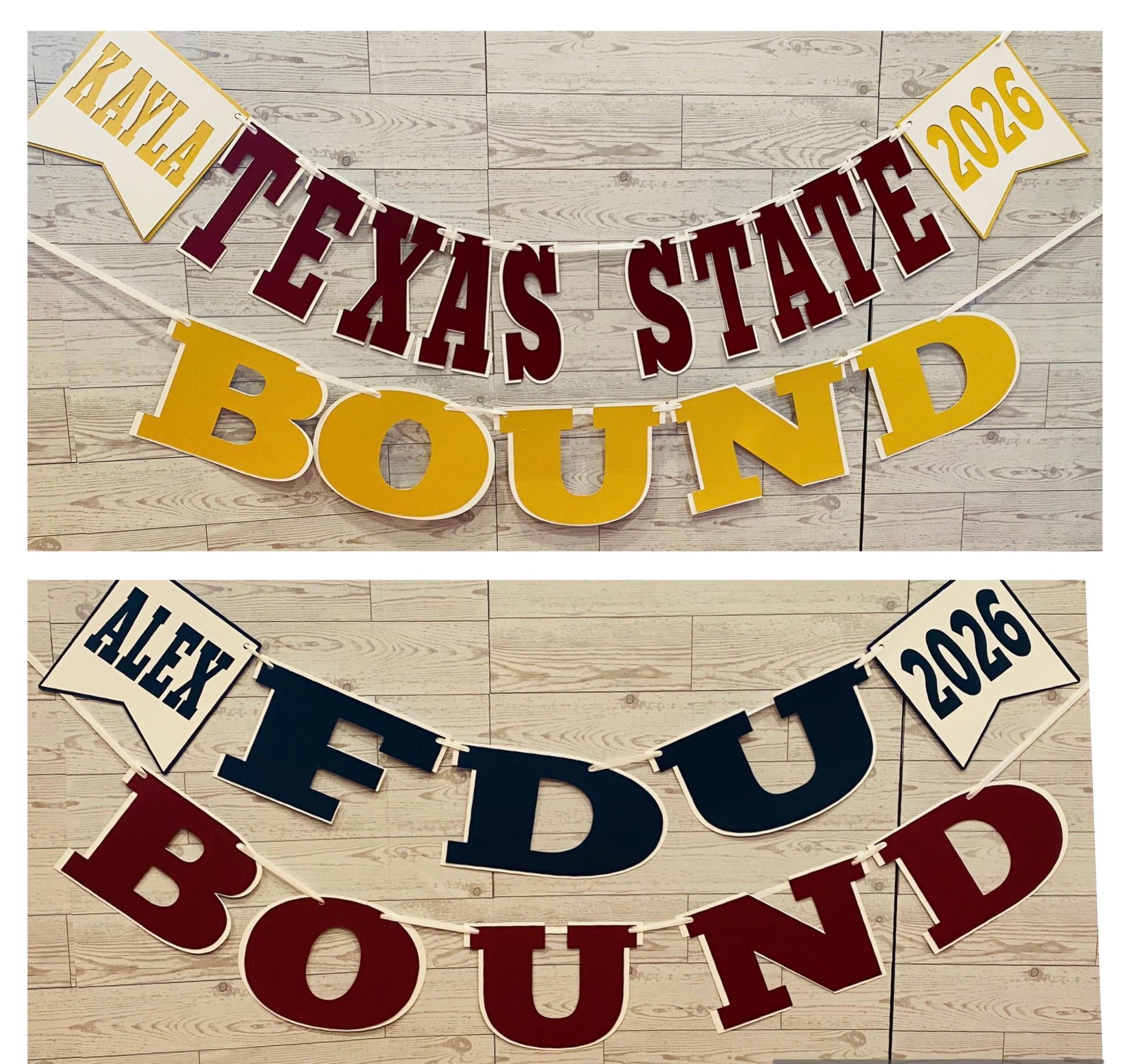 College Bound Banner, College Bound Decorations, University Bound ...