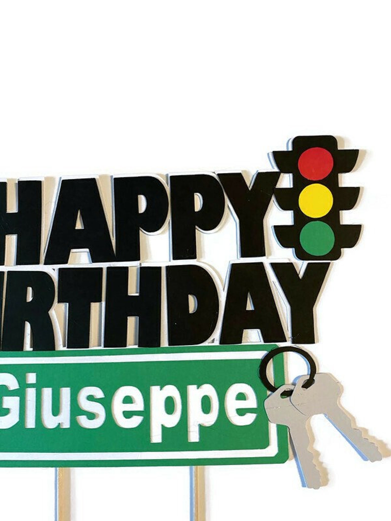 Any Name and Age Driver License Birthday Cake Topper,cake Topper,new ...