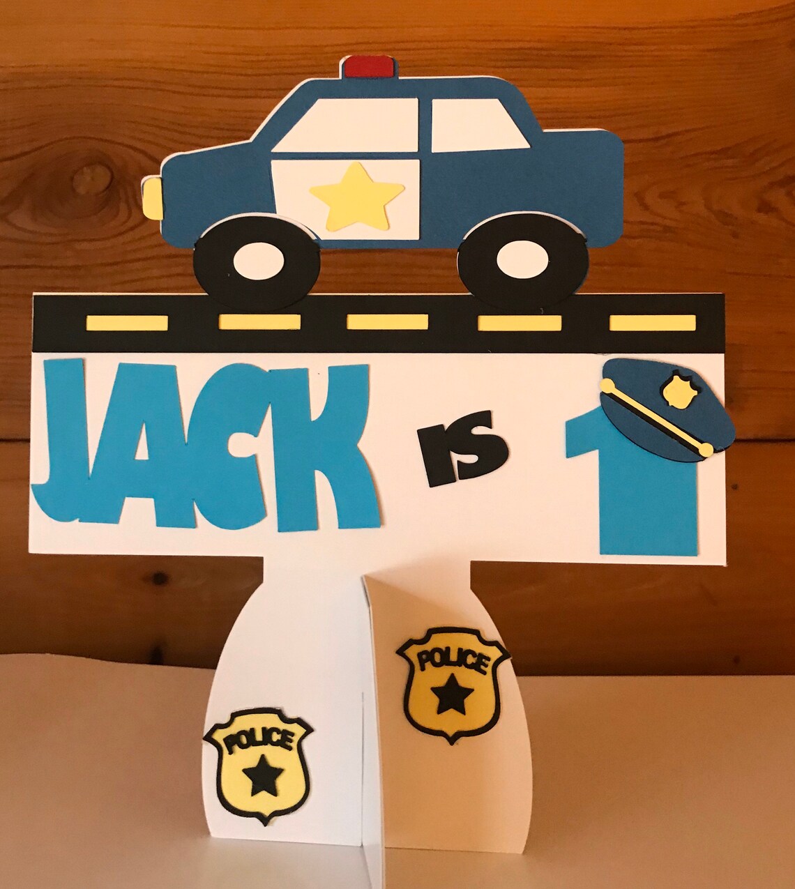 Police Birthday Centerpiece Police Man Birthday Centerpiece | Etsy