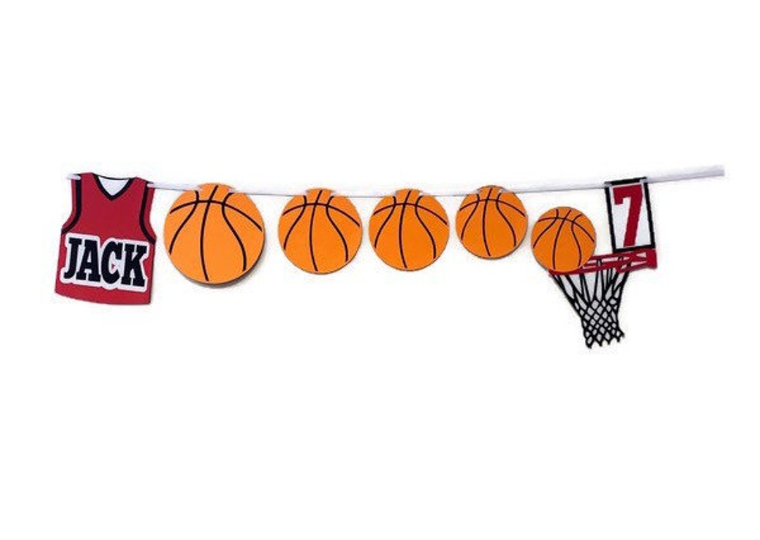 Basketball Banner, Basketball Birthday, Sports Birthday Decorations ...