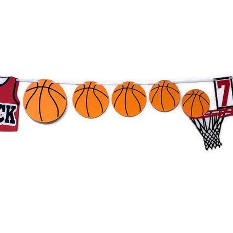 Basketball Garland - Etsy