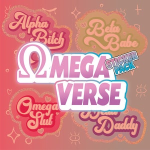 Omega Verse Sticker, Sticker Set, Holo Sticker, Laptop Sticker ...