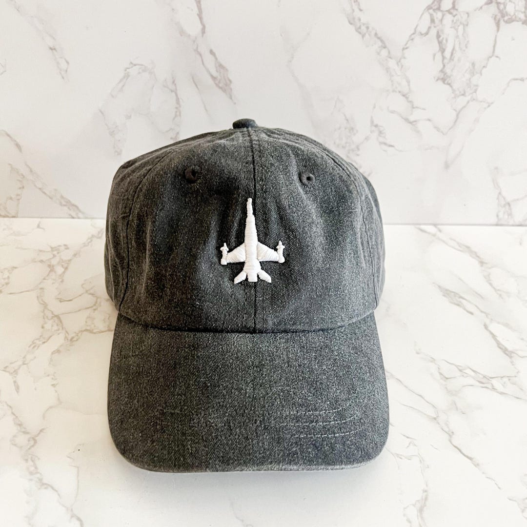 Jet Embroidered Hat, F18 Puff Embroidery, F18 Hat, F16 Hat, Fighter Jet ...