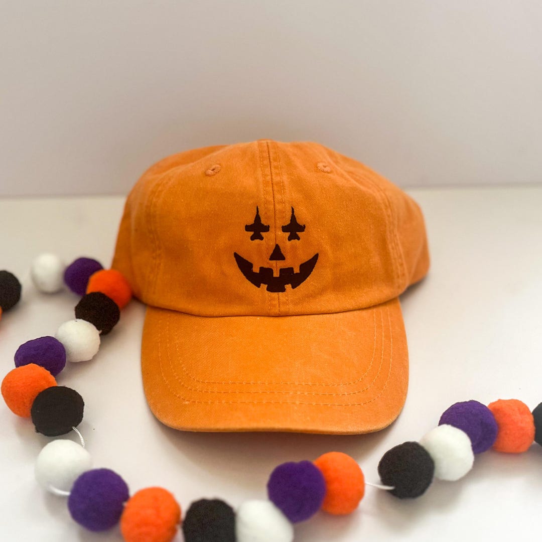 Aircraft Jack-o'-lantern Hat: Aviation Halloween Baseball Cap - Etsy