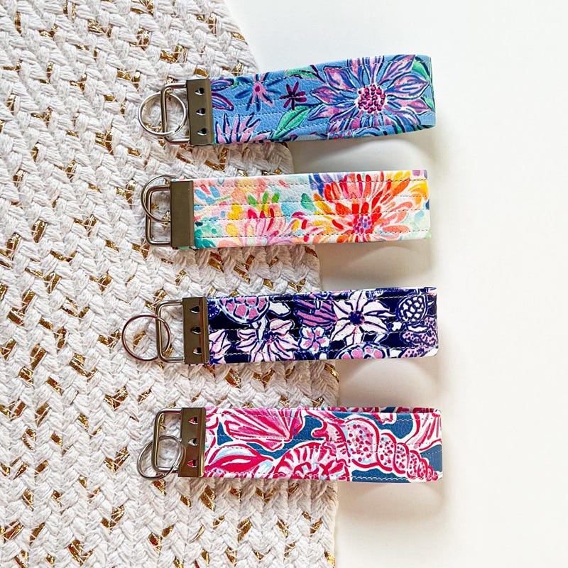 Preppy Keychain - Etsy